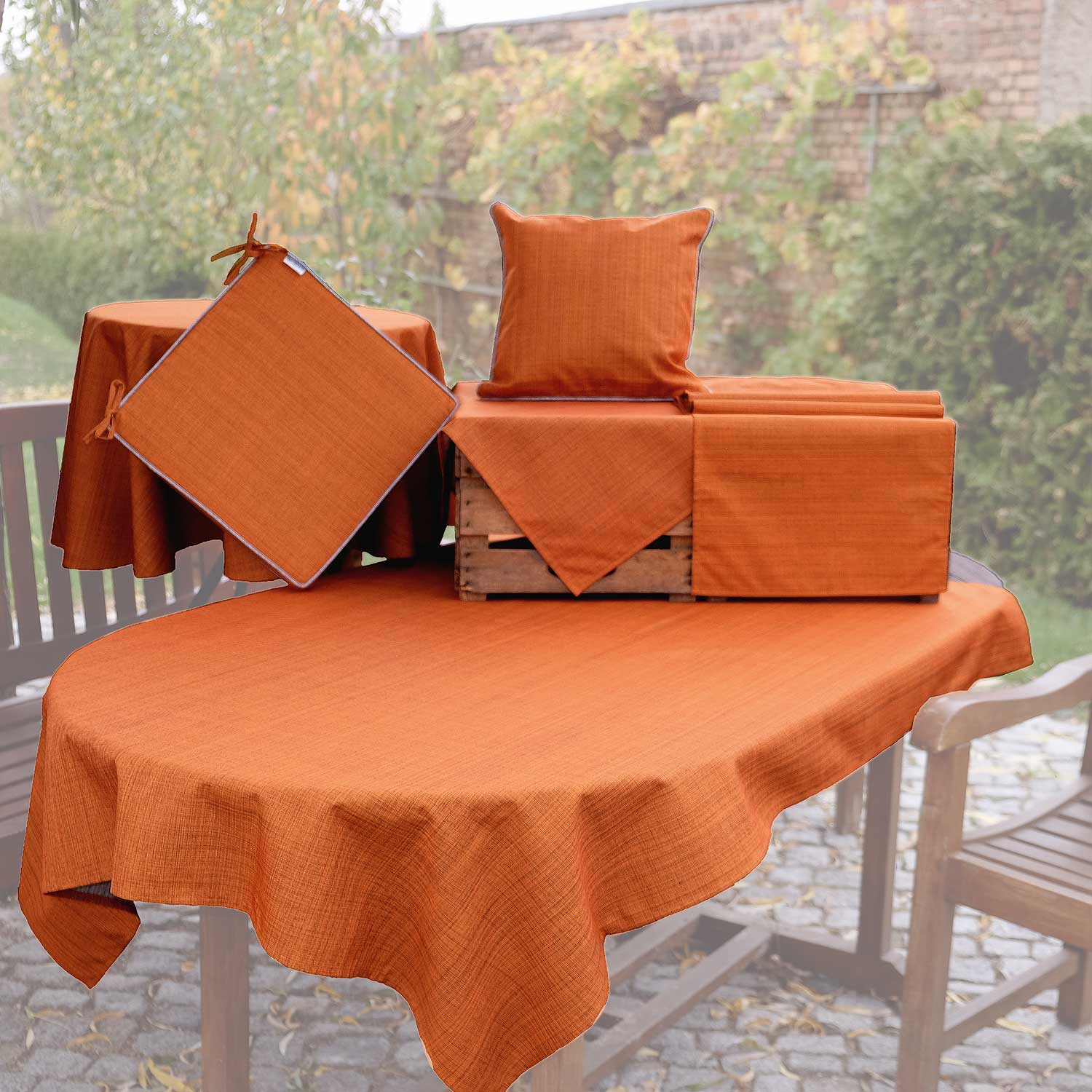 Outdoor Tischl ufer 40 X 140 Cm Terra meliert 40 X 140 Cm